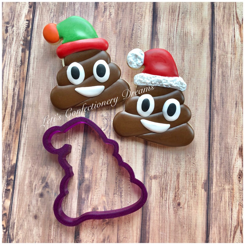 Poop Emoji Santa Hat - Etsy