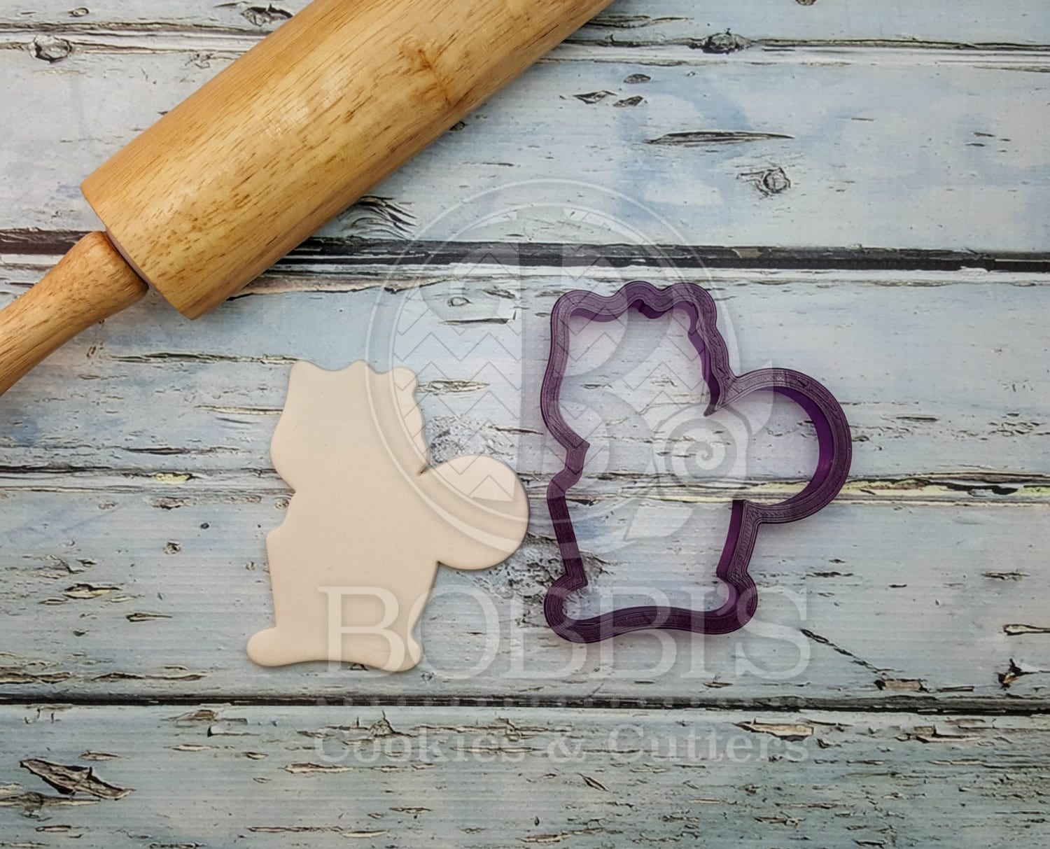 Stella the Squirrel Cookie Cutter and Fondant Cutter and Clay - Etsy