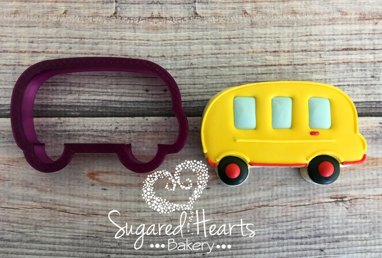 School Bus 3 Cookie Cutter and Fondant Cutter and Clay Cutter | Etsy