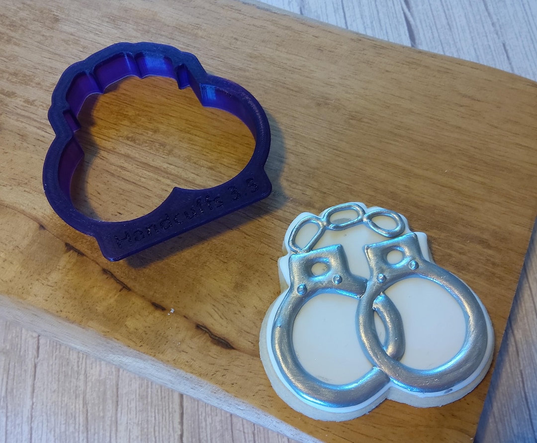 Handcuffs Cookie Cutter and Fondant Cutter and Clay Cutter - Etsy