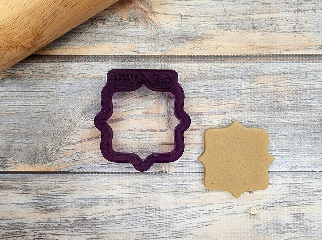 Amy Plaque Cookie Cutter and Fondant Cutter and Clay Cutter - Etsy