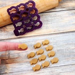 Multi Mini 12 Fish Cookie Cutter and Fondant Cutter and Clay Cutter - Etsy