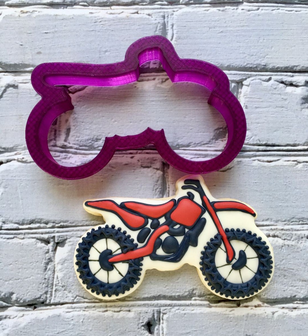 Dirt Bike Cookie Cutter and Fondant Cutter and Clay Cutter - Etsy