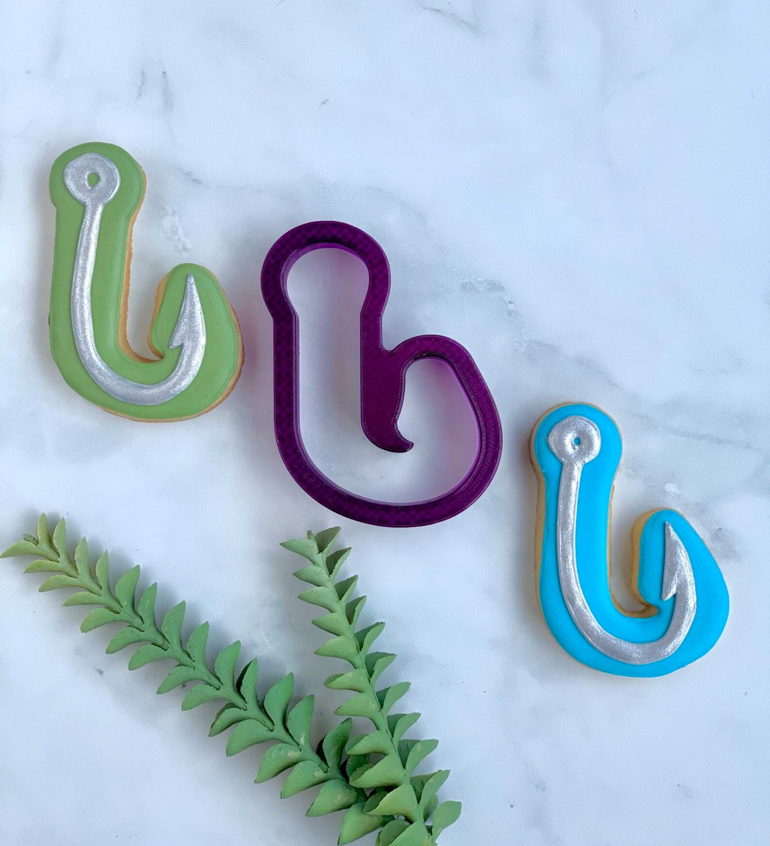 Fishing Hook Cookie Cutter and Fondant Cutter and Clay Cutter - Etsy