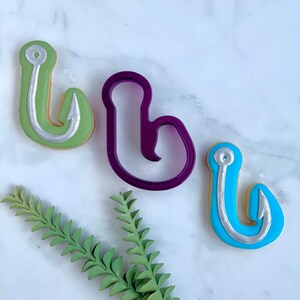 Fishing Hook Cookie Cutter and Fondant Cutter and Clay Cutter - Etsy