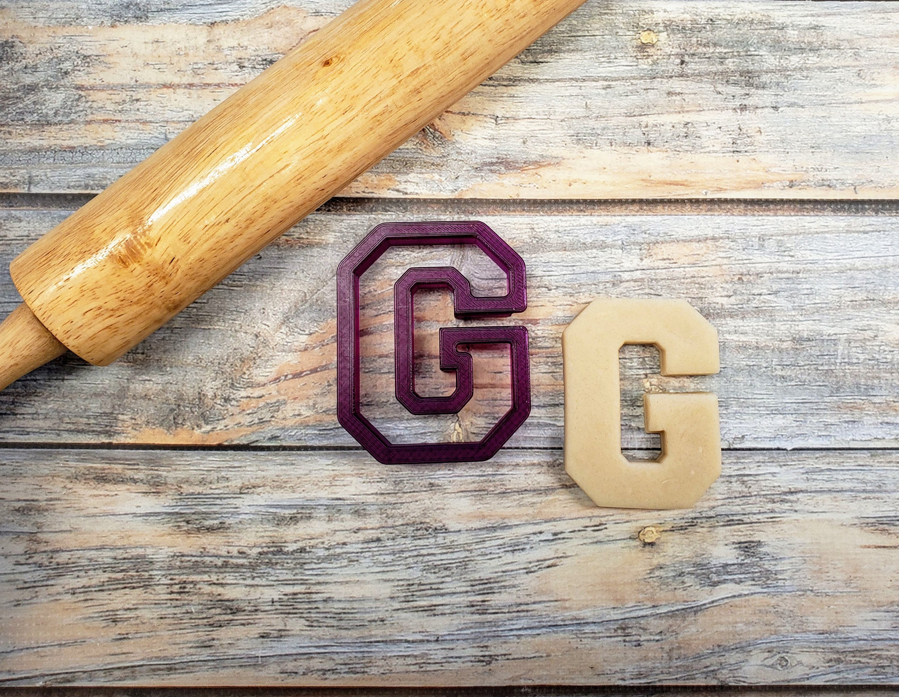 Varsity Letter G Cookie Cutter and Fondant Cutter and Clay Cutter - Etsy