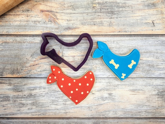 Dog Scarf Cookie Cutter or Fondant Cutter and Clay Cutter - Etsy