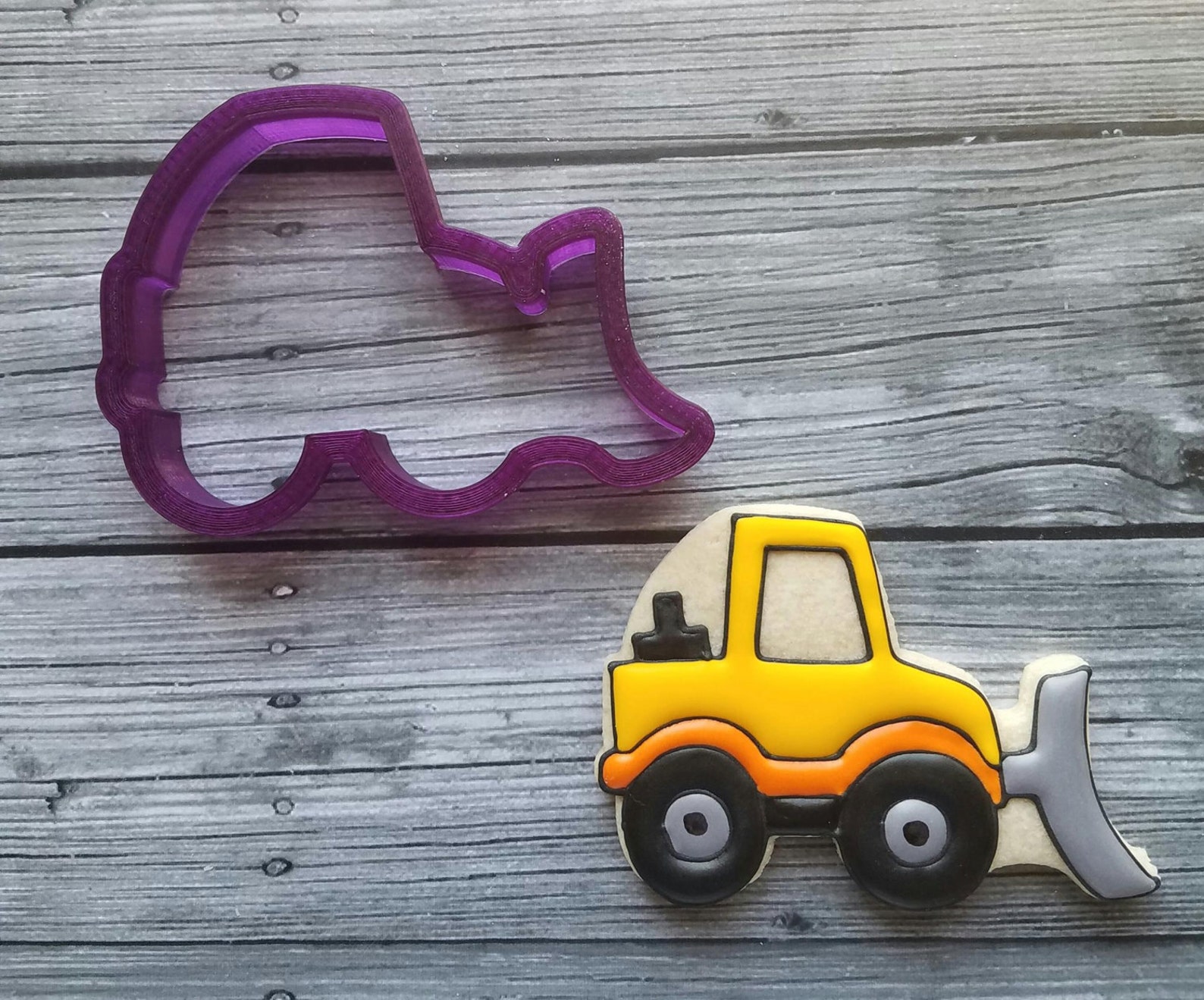 Front Loader Truck Cookie Cutter and Fondant Cutter and Clay Cutter - Etsy