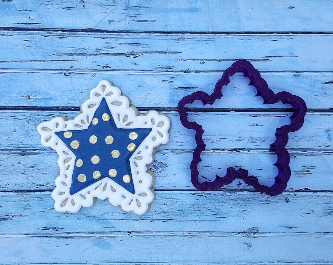 Fluffy Star Cookie Cutter and Fondant Cutter and Clay Cutter - Etsy