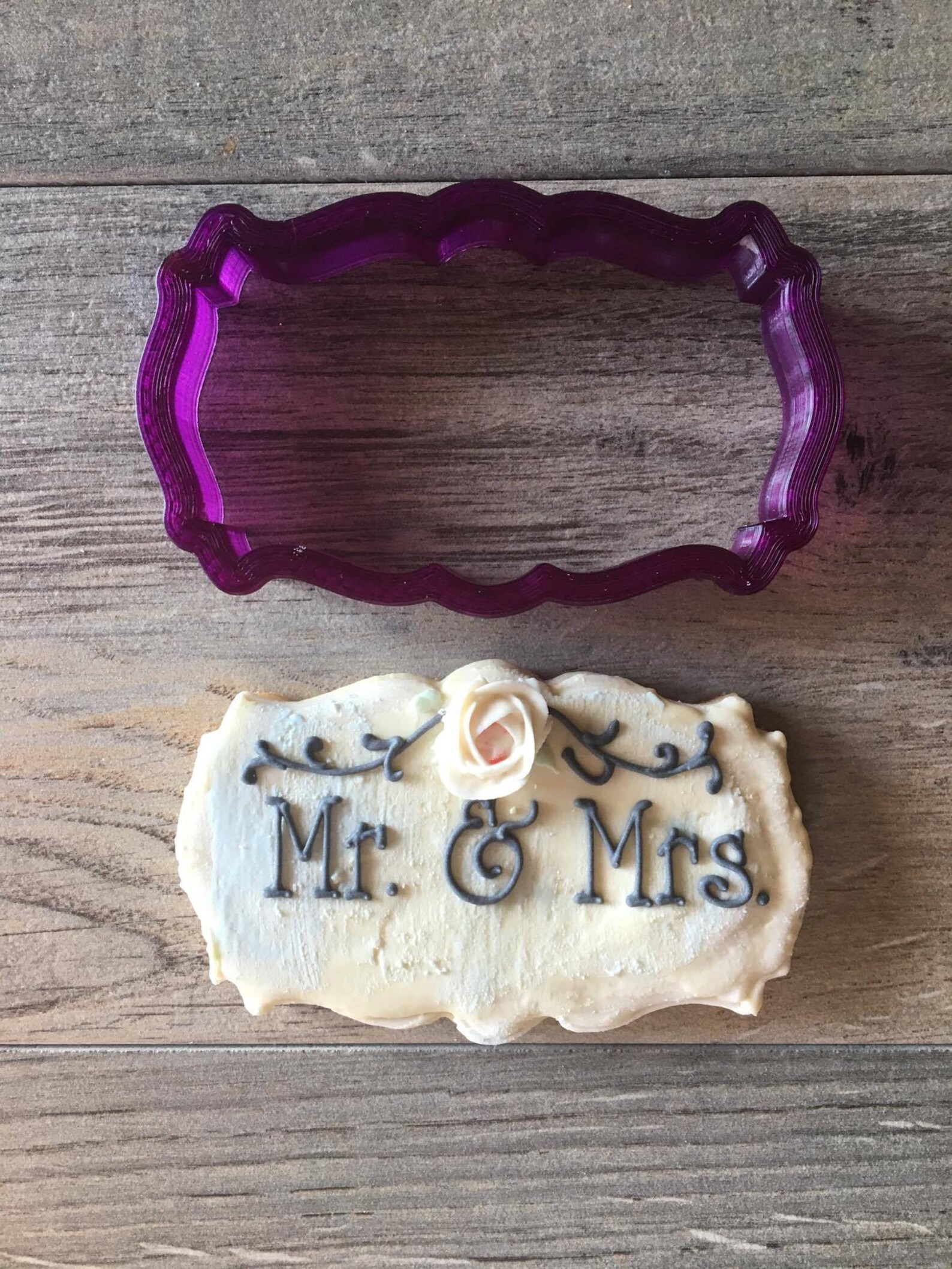 Stephanie Plaque Cookie Cutter and Fondant Cutter and Clay | Etsy