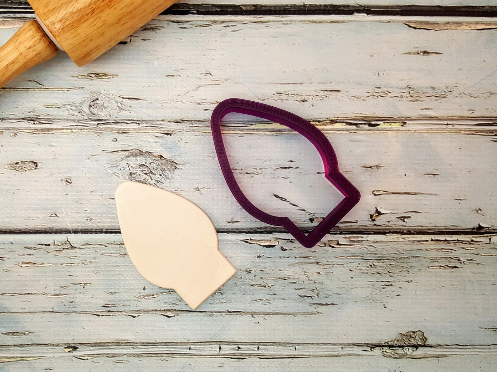 Christmas Bulb 2 Christmas Light Cookie Cutter and Fondant | Etsy