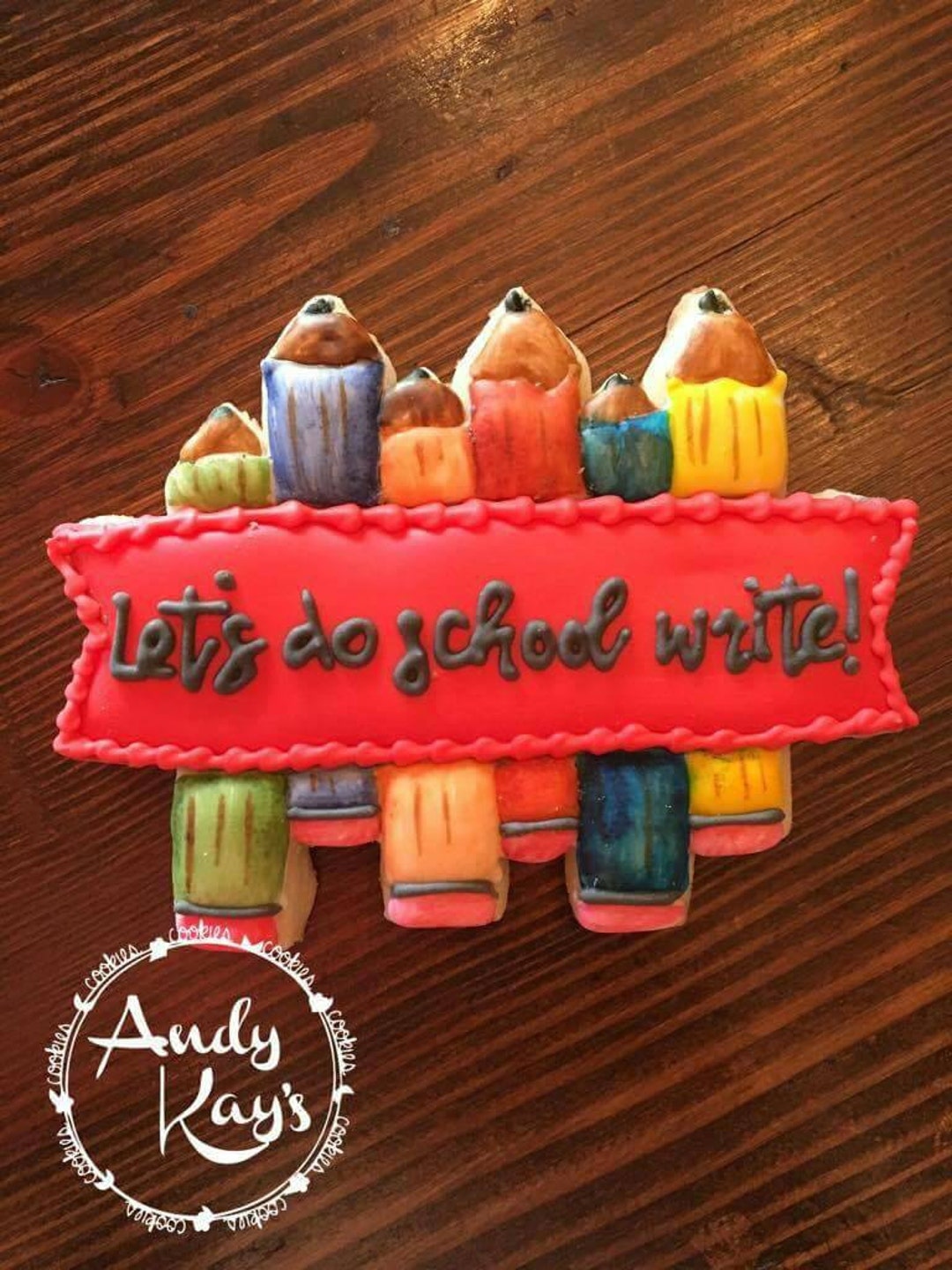 Candle Plaque or Pencil Plaque Cookie Cutter and Fondant Cutter and ...