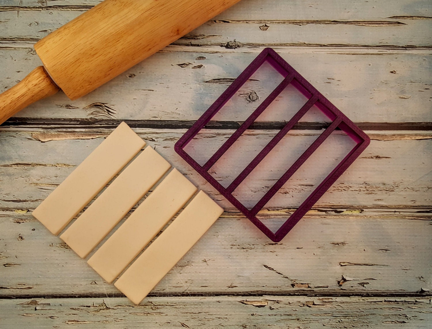 Multi-mini Rectangle Cookie Cutter and Fondant Cutter and Clay | Etsy