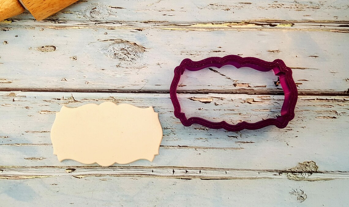 Stephanie Plaque Cookie Cutter and Fondant Cutter and Clay | Etsy