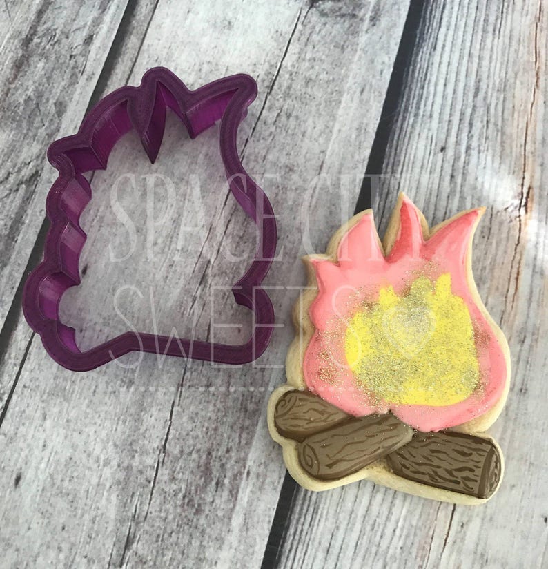 Campfire or Camp Fire Cookie Cutter and Fondant Cutter and - Etsy