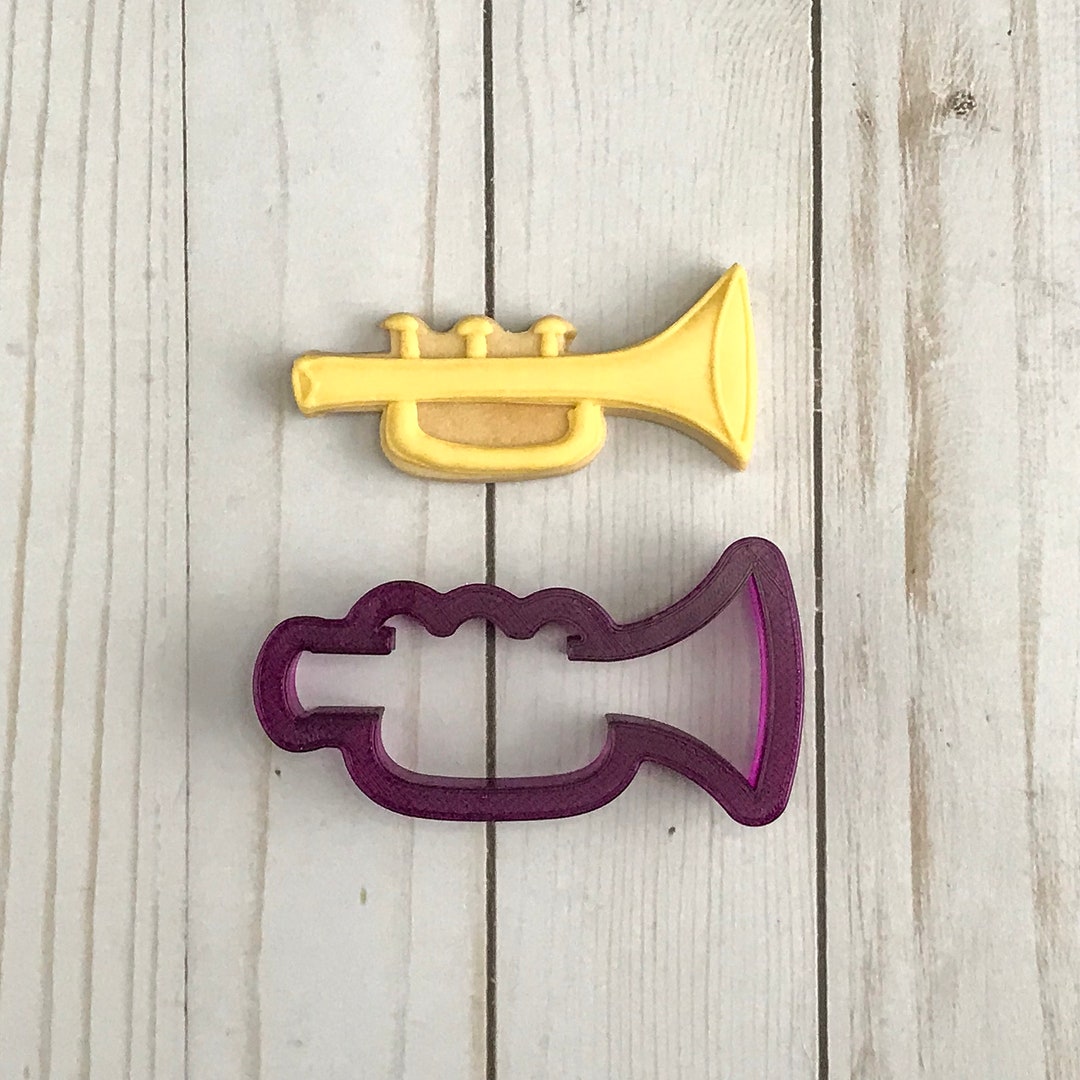 Trumpet Cookie Cutter and Fondant Cutter and Clay Cutter - Etsy