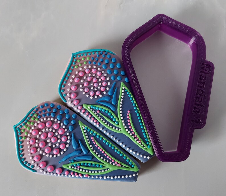 Lynne's Mandala Platter Cookie Cutter Set and Fondant Cutter and Clay ...