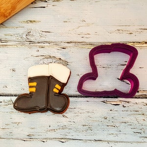 Santa Boots or Combat Boots Cookie Cutter and Fondant Cutter and Clay ...