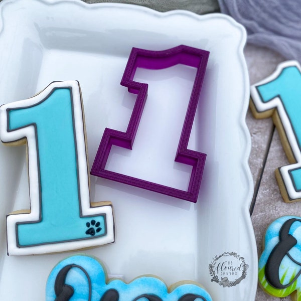 First Birthday Cookie Cutter - Etsy
