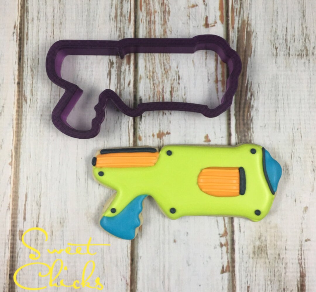 Water Gun or Dart Gun Cookie Cutter and Fondant Cutter and Clay Cutter ...