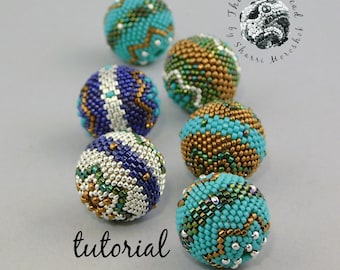Beaded Peyote Stitch Keychains - Etsy