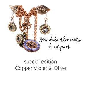 Mandala Elements Bead Packs, Seed Bead Weaving Kit - Etsy