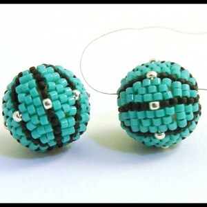 Beaded Bead Tutorial - Dots & Lines Design Suite - Five Designs, Peyote ...
