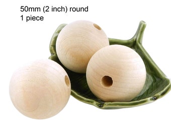 Large Wood Beads | Etsy