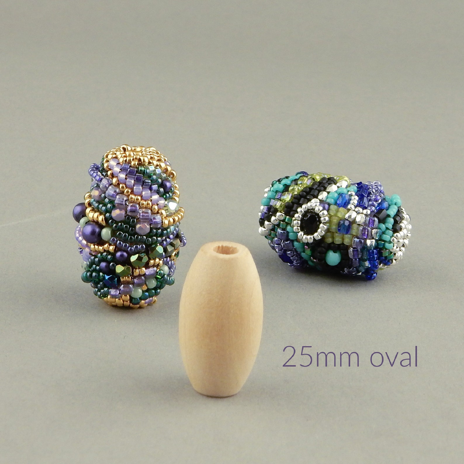 Freeform Peyote Stitch Beaded Bead Kit, Abstract Art Weaving - Etsy