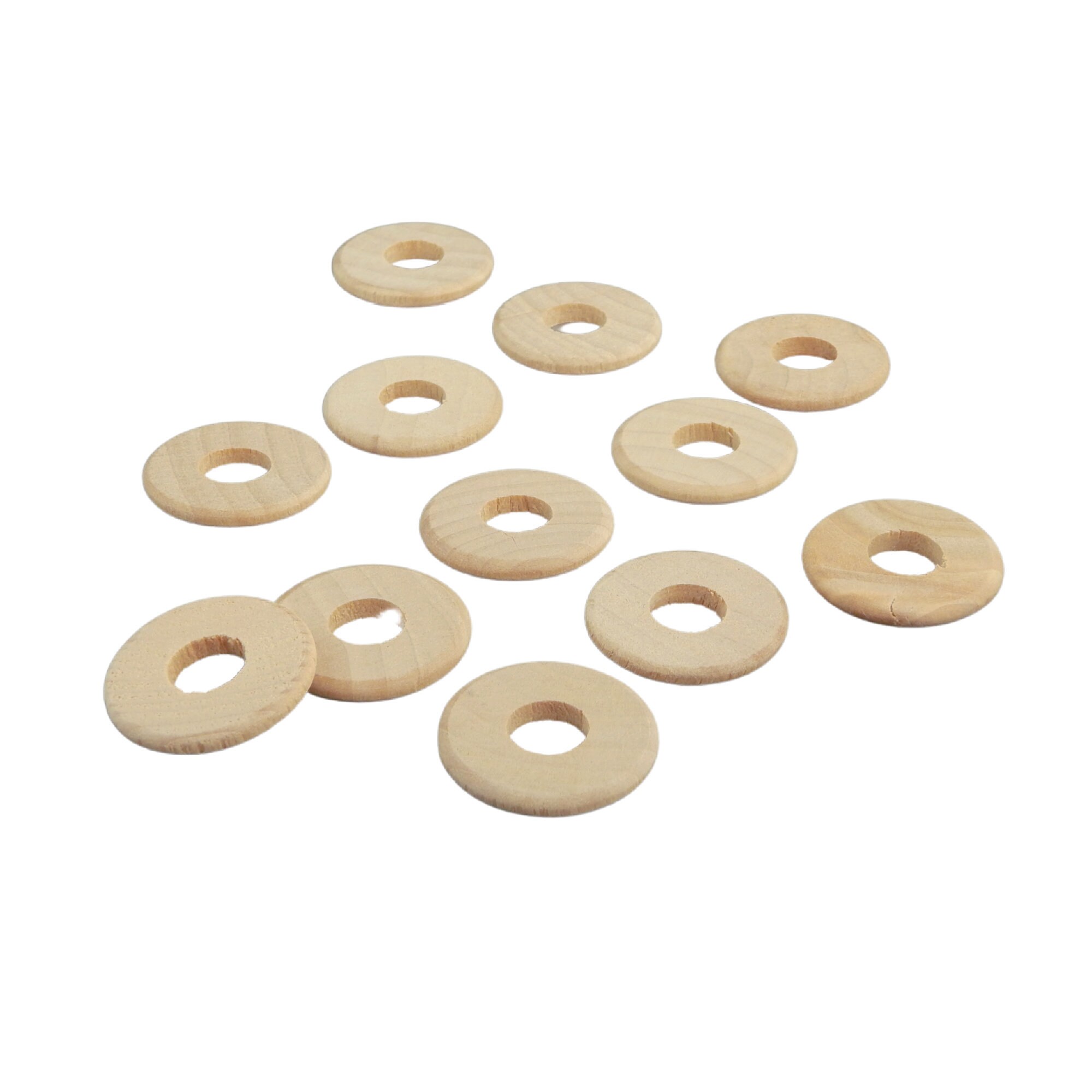 Unfinished Natural Wood Washers Discs 25mm 20 Pieces - Etsy Singapore