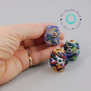 Freeform Flow Beaded Bead Kit, Freeform Peyote Stitch Bead Pack, Focal ...
