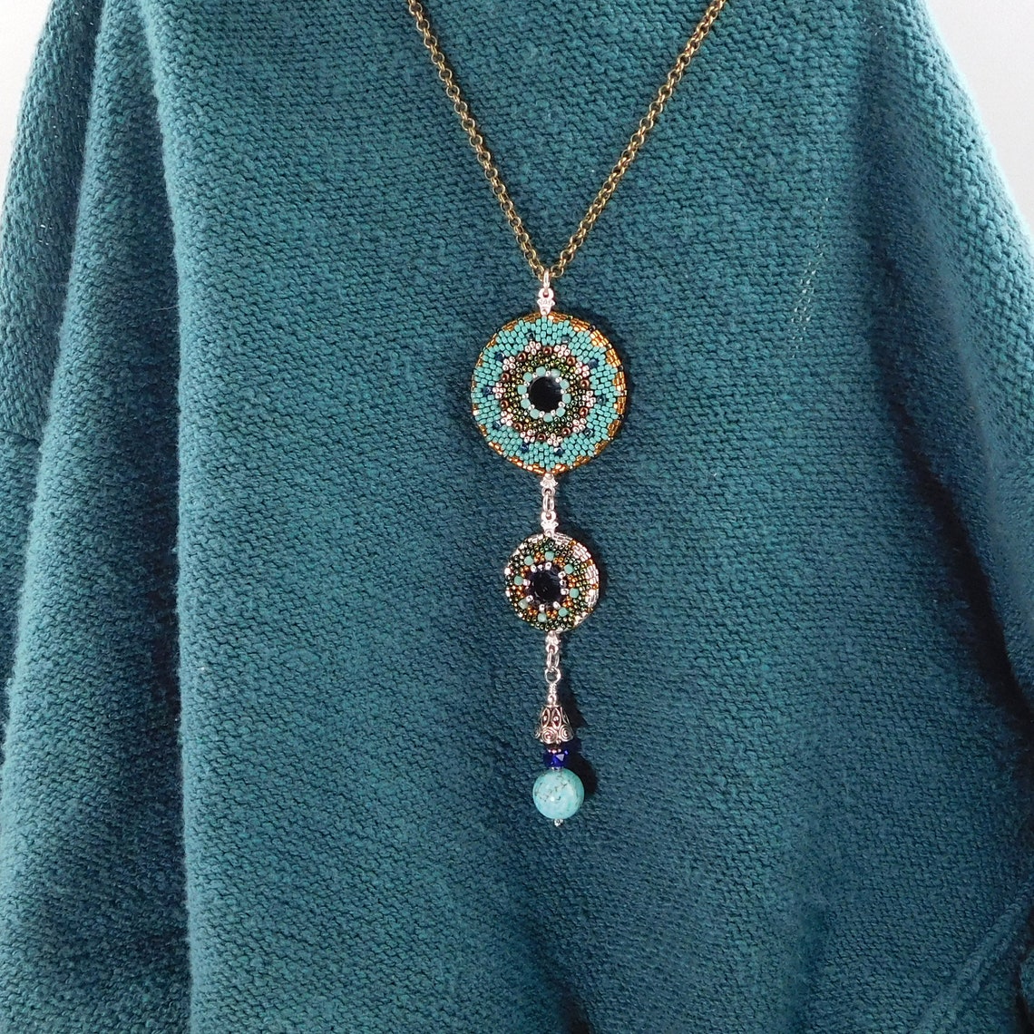 Endless Circles Mandala Beaded Bead Tutorial - Etsy