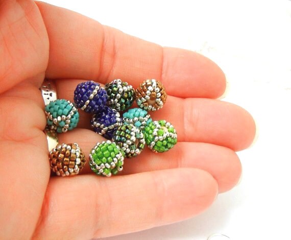Small Beaded Beads Tutorial - Beadtinis - Instant Download Pdf With ...