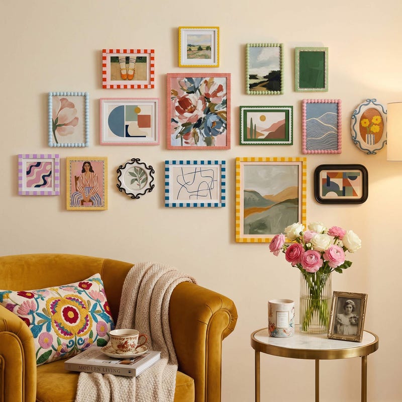 Boho Pictures Wall Frames - Etsy