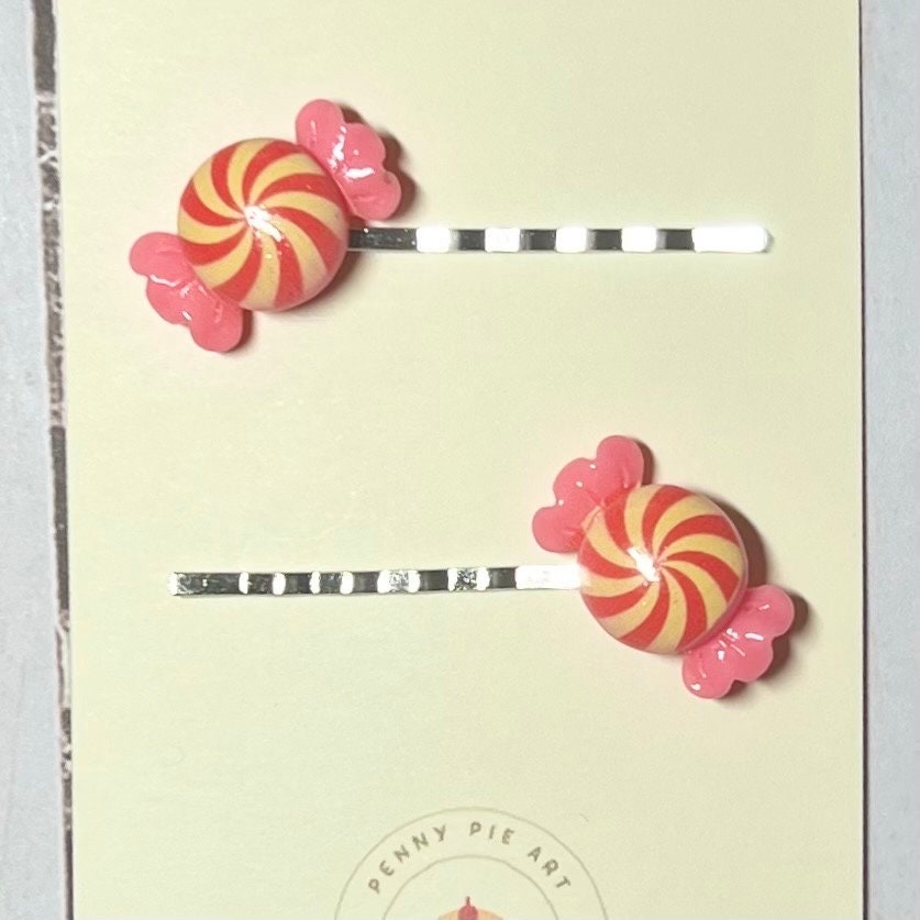 Vanellope Von Schweetz Inspired Candy Bobby Pins - Set of 2 - Etsy
