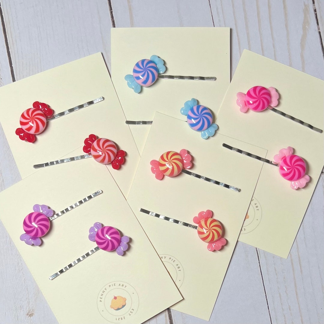 Vanellope Von Schweetz Inspired Candy Bobby Pins - Set of 2 - Etsy