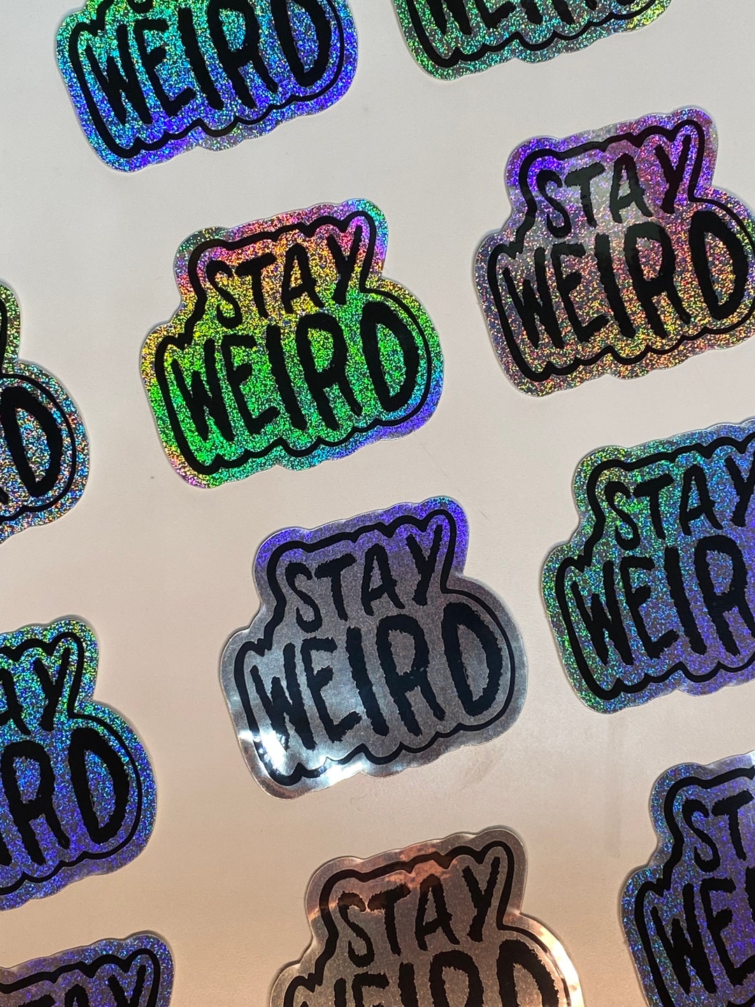 Stay Weird - Sticker - Etsy