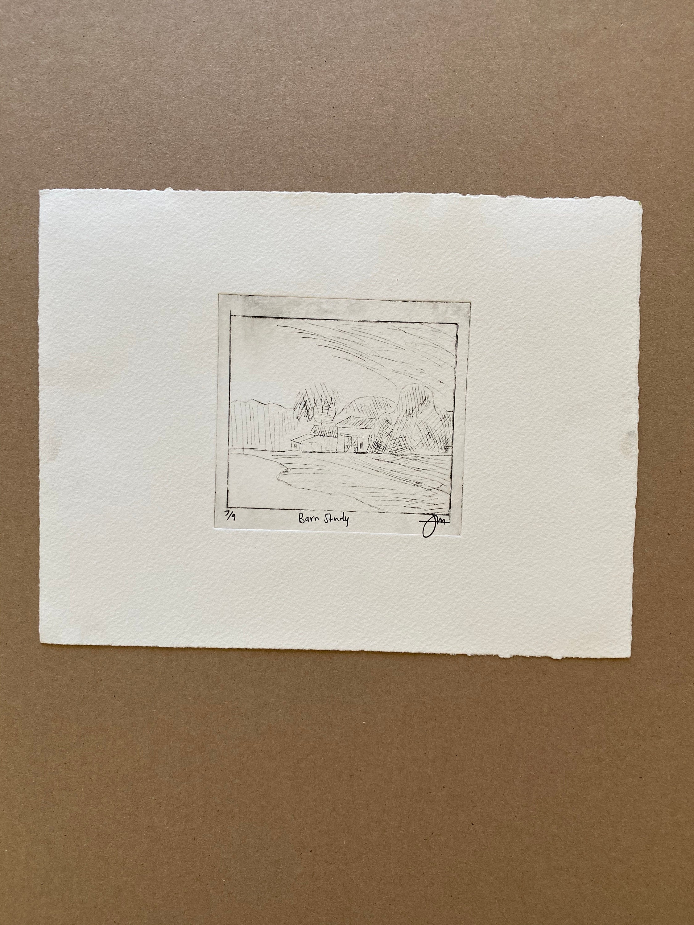 Cape May Lighthouse Original Etching Art — Handmade Coastal Wall Decor ...