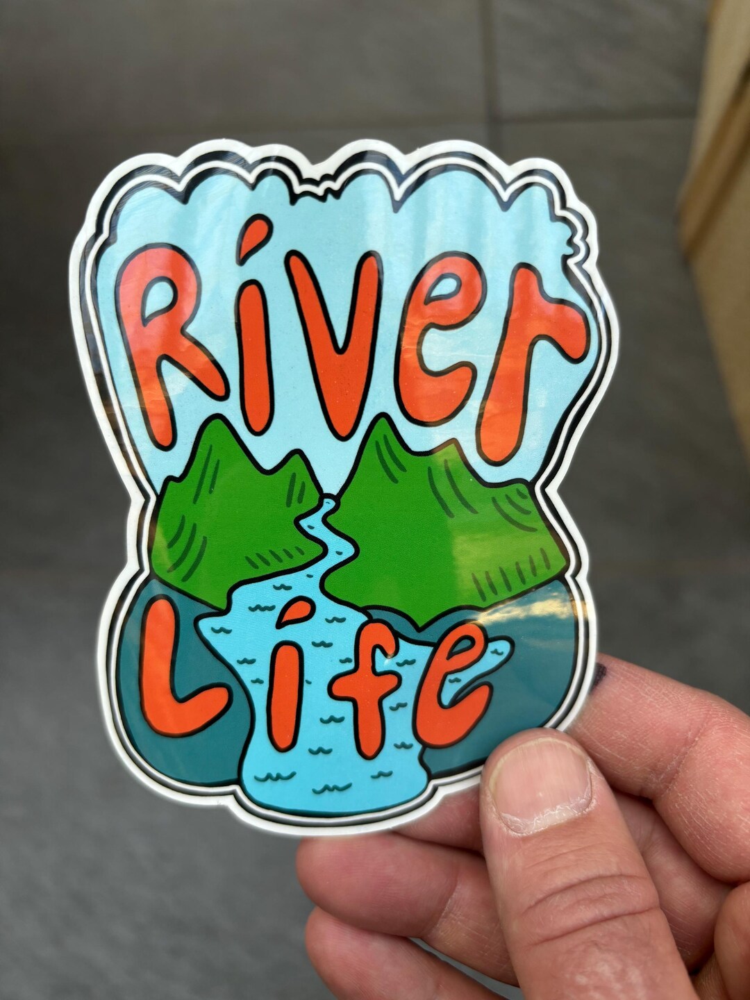 River Life - Sticker - Etsy