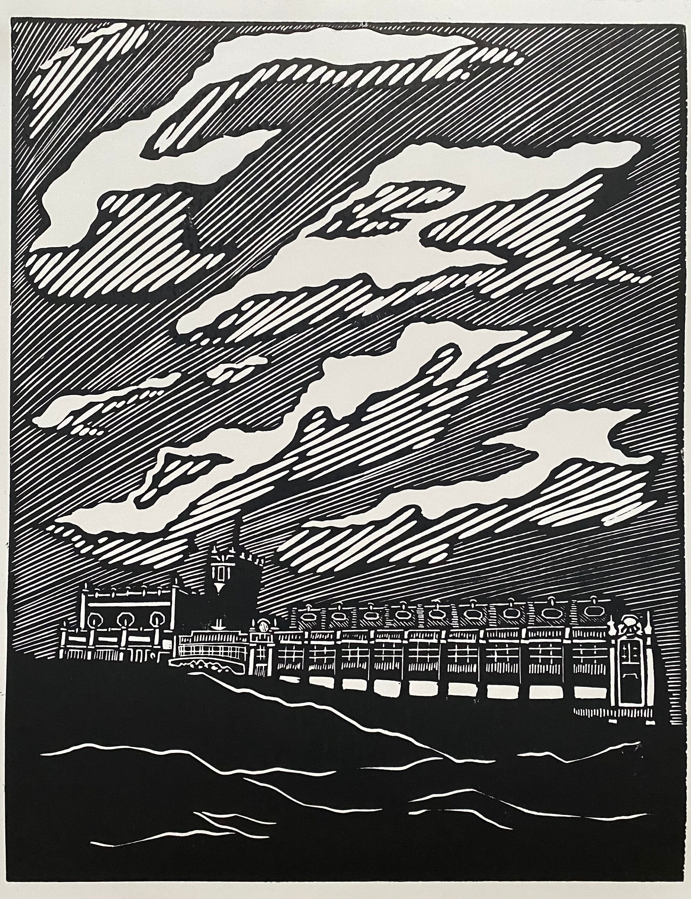 Handmade to the Sea Linocut Artwork - Etsy UK