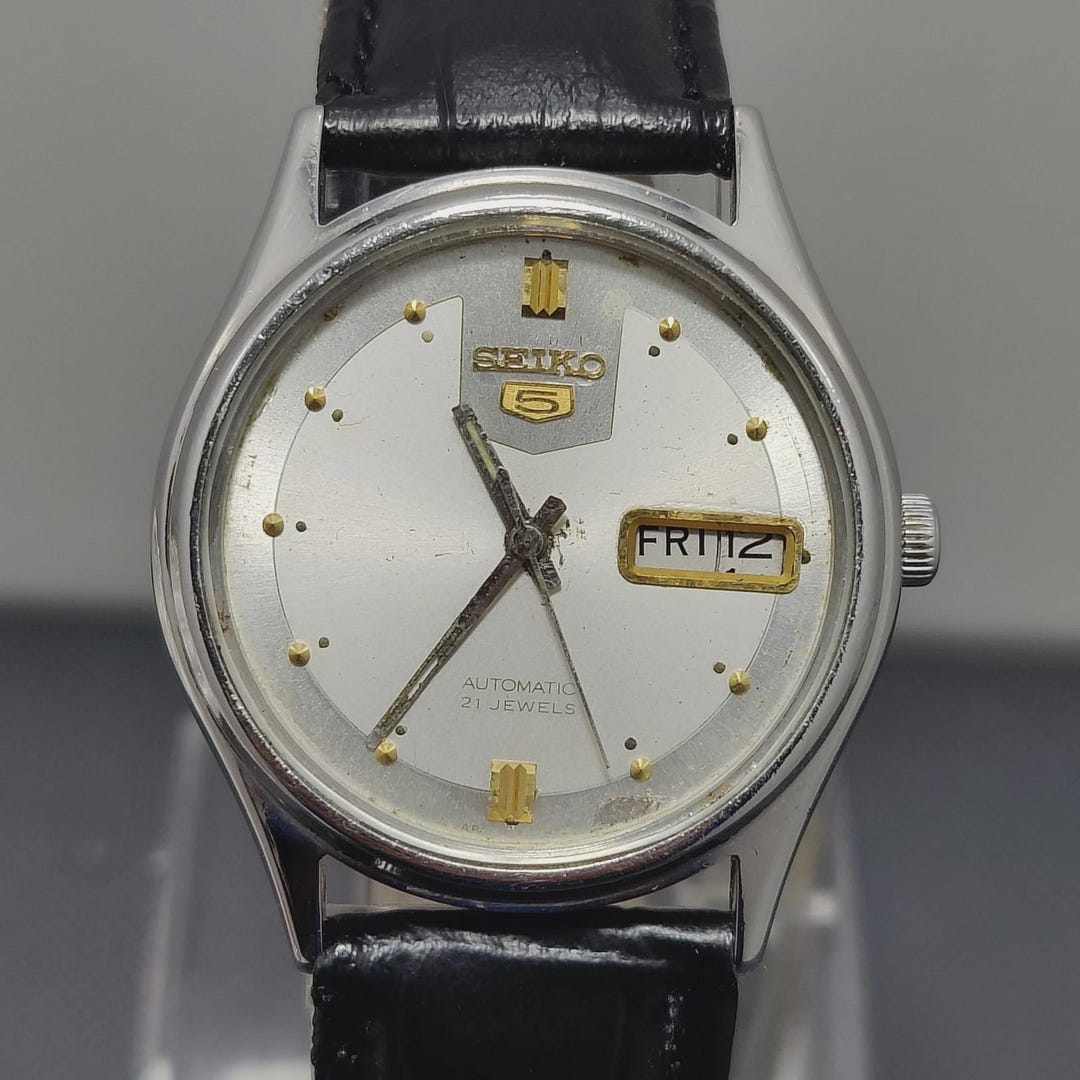 Seiko 5 Automatic Day/date Rare Vintage Japan Men's Watch 6319 N - Etsy