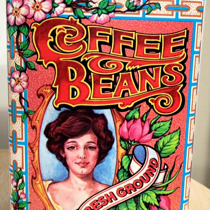 Coffee Bean Can Vintage - Etsy
