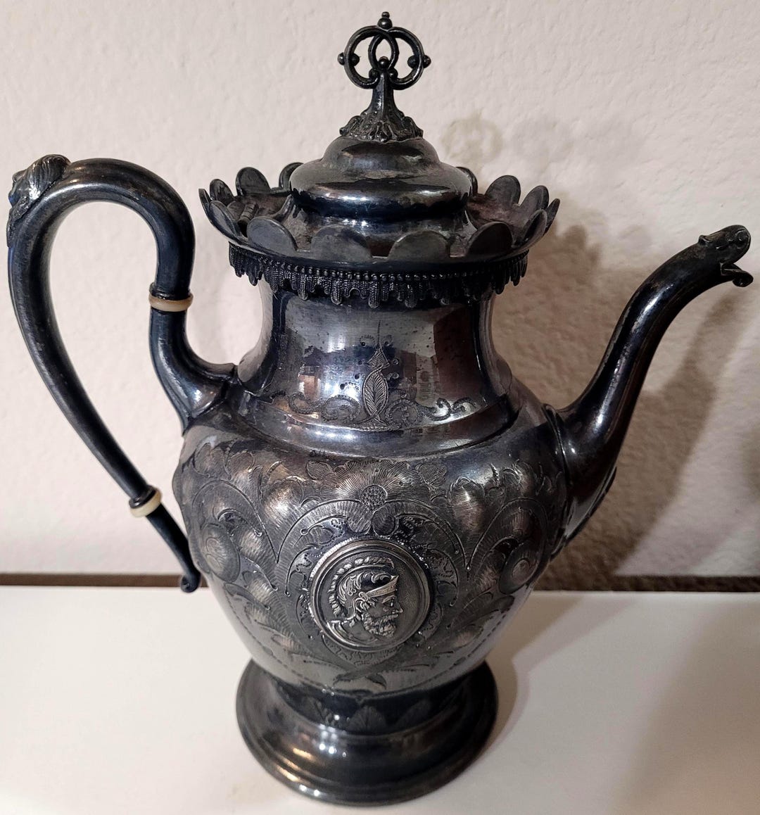 Antique Reed & Barton Silverplate Coffee Pot C.1890-1910 Victorian ...