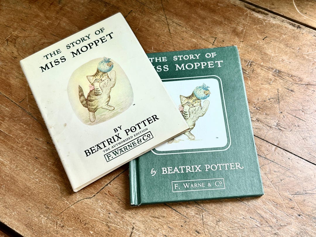 Vintage Book - the Story of Miss Moppet by Beatrix Potter | Vintage ...