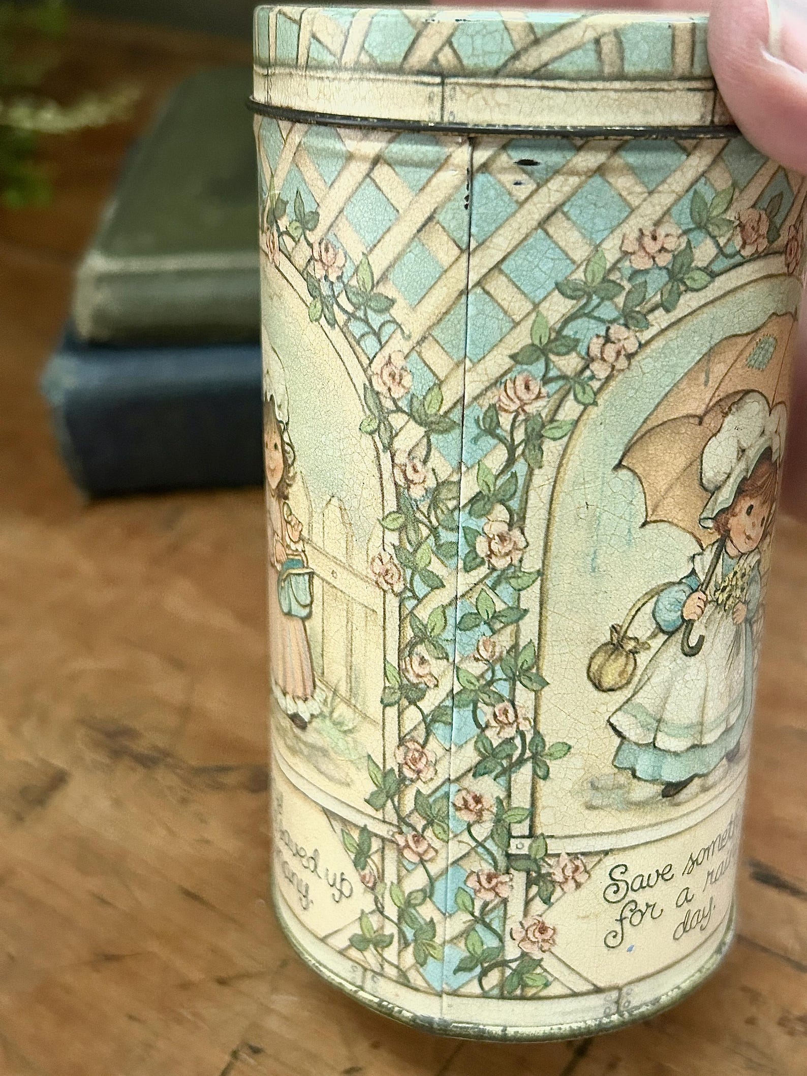Vintage Hallmark Metal Coin Bank: 1970s Girls & Flowers Piggy Bank - Etsy