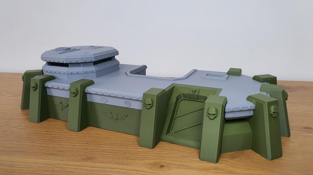 Grimdark Military Command Center Ver. B STL Files - Etsy