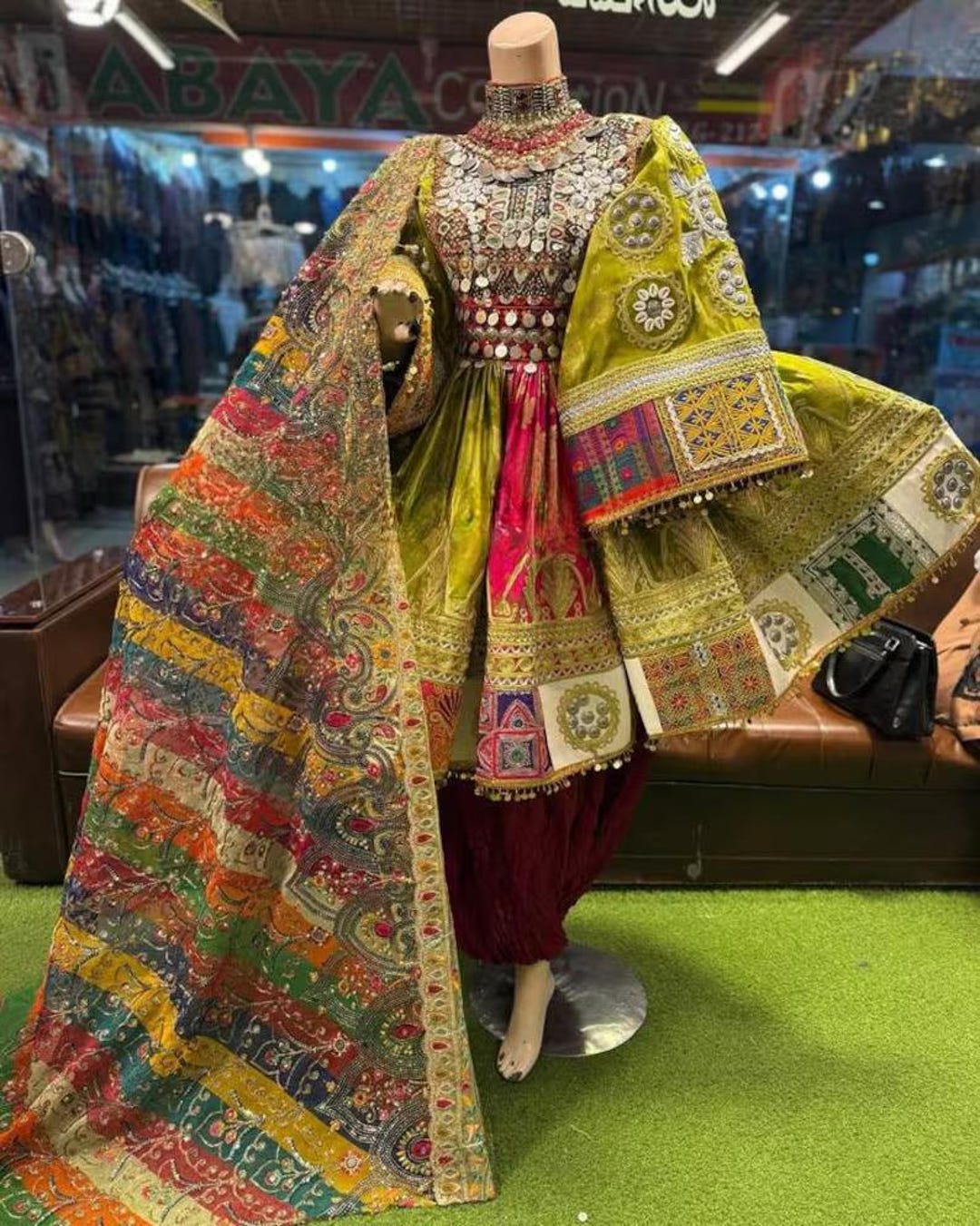Handmade Afghan Kuchi Dress: Traditional Nomad Bohemian Gown - Etsy