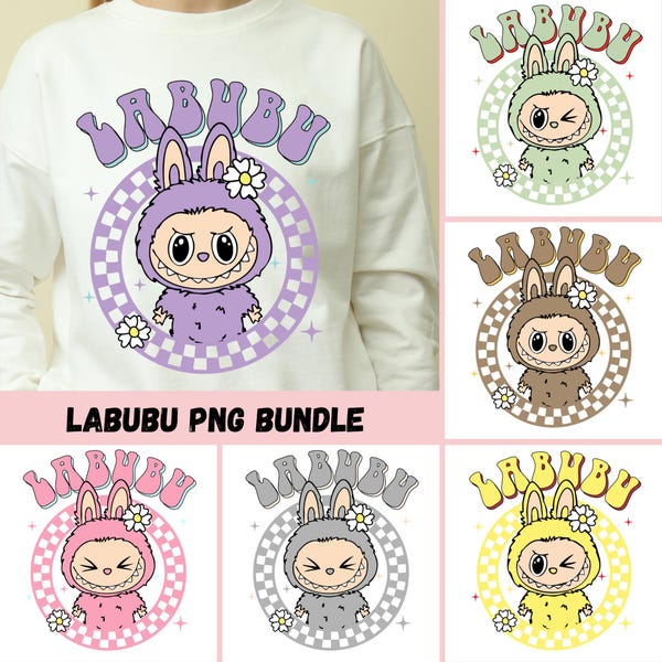 Labubu Paper Doll - Etsy