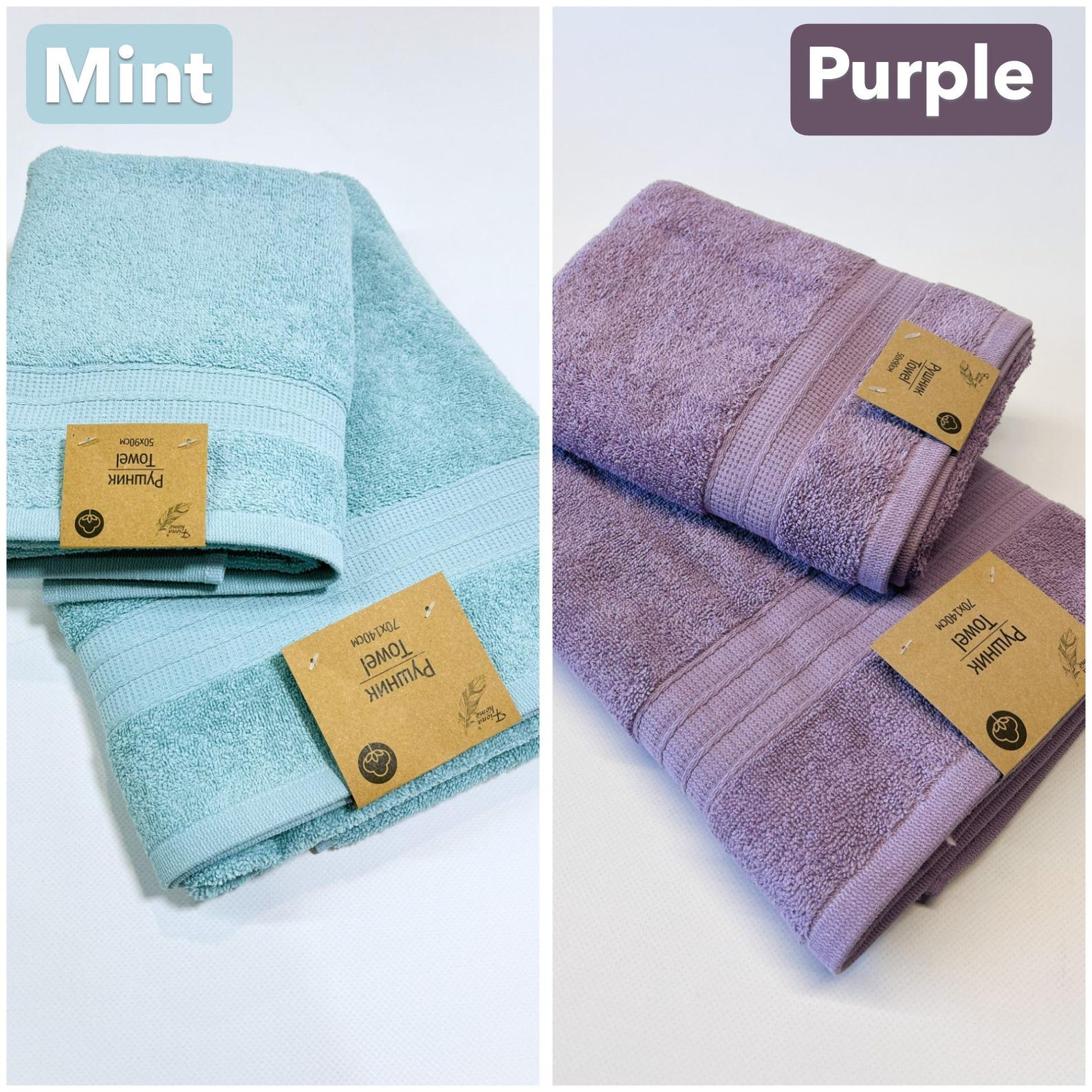 Soft Plush Cotton Terry Towel High Absorbent Handmade Quick Dry Hand ...