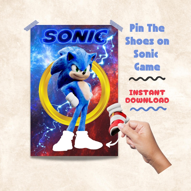 Sonic Shadow Shoes - Etsy